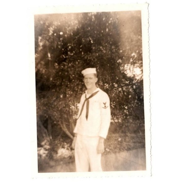 Vintage WWII Sailor Photograph | Other | Vintage Photograph Sailor ...